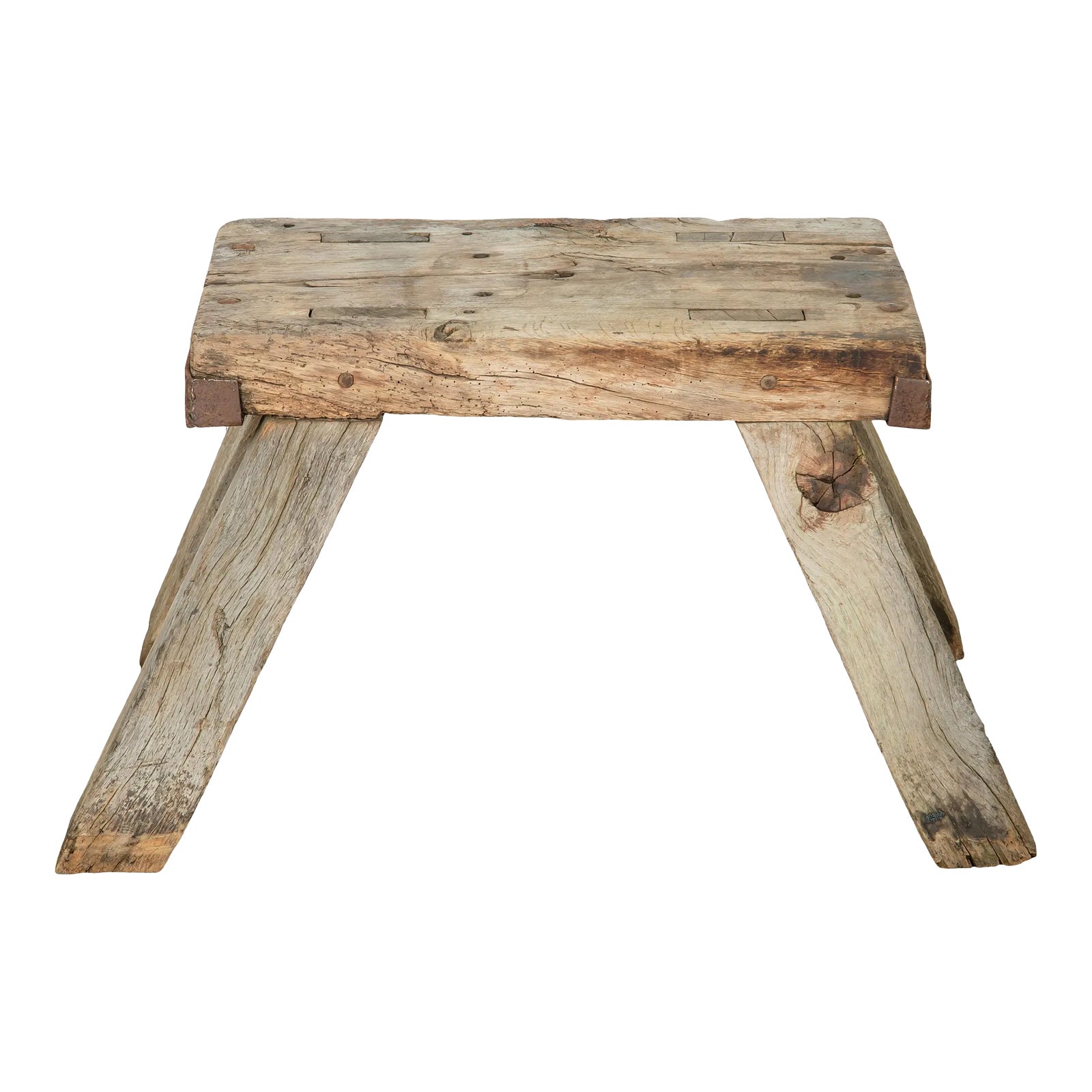 Antique French 1900's Work Pedestal Table | Chairish