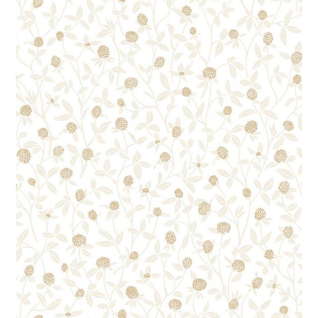 Serenity Wallpaper in White - Sample | Chairish