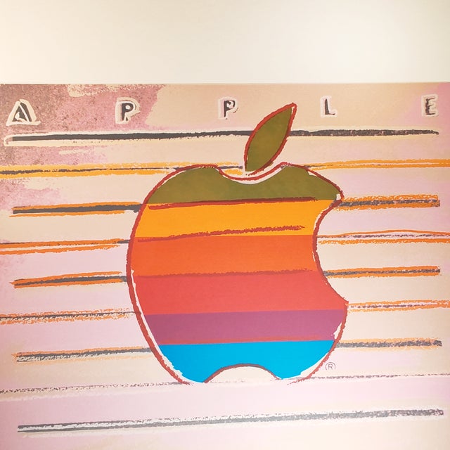 1980s Andy Warhol "Apple - Macintosh" Limited Edition Lithograph by ...