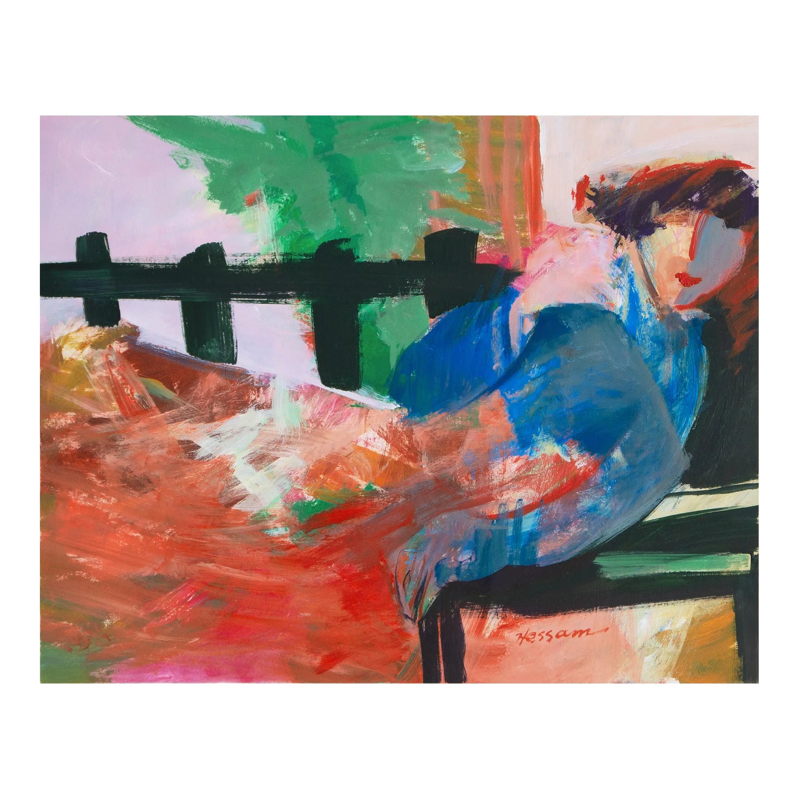 'Woman Reclining' by Hessam Abrishami, Iran, Accademia Di Belle Arti Di ...