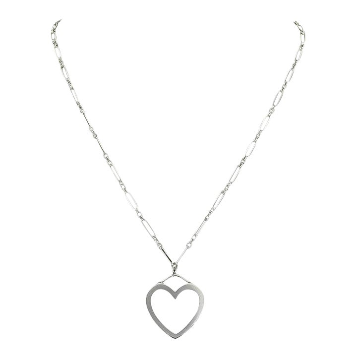 Tiffany & Co Sentimental Heart Necklace | Chairish