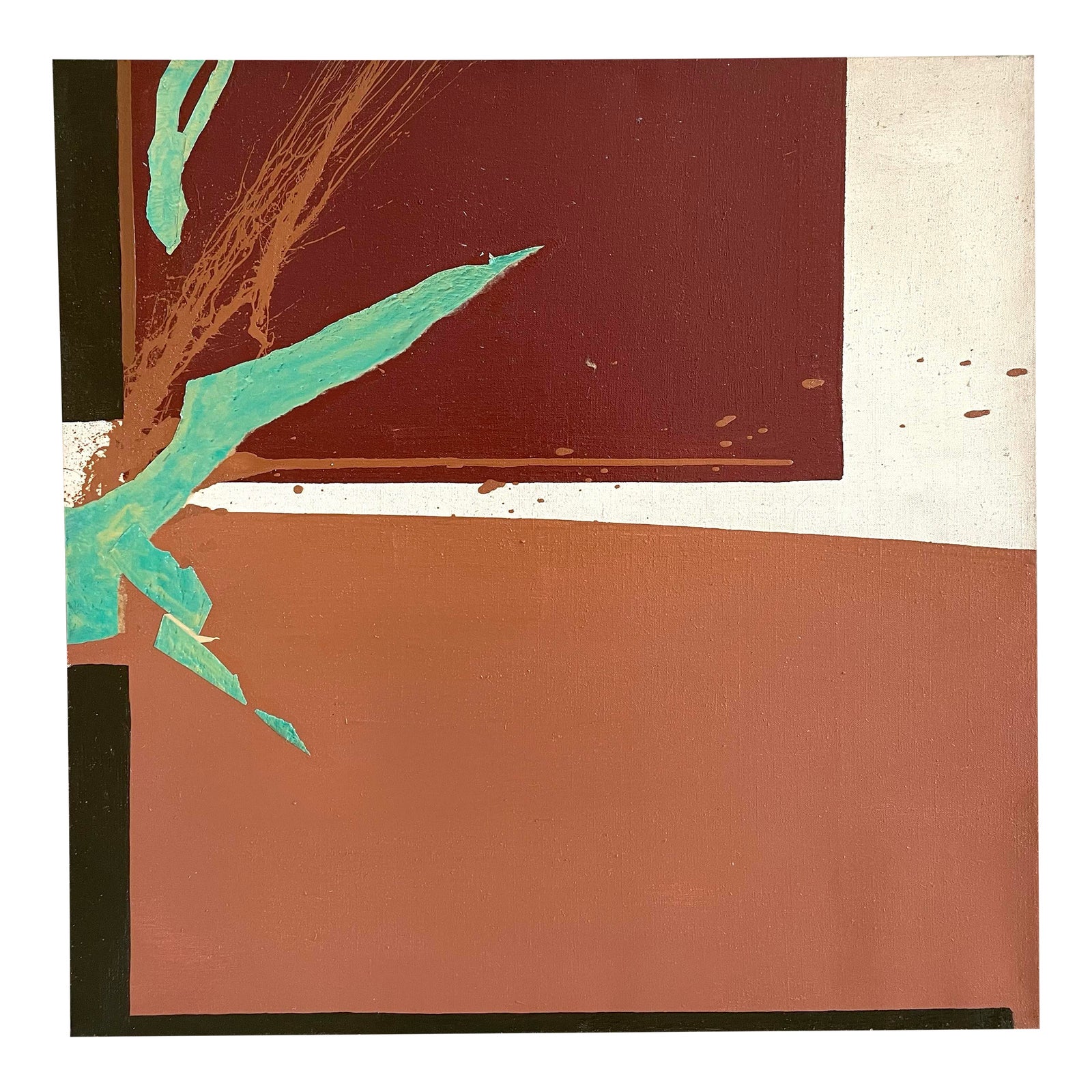 Barbara Beck 1972 Oil Painting on Canvas | Chairish