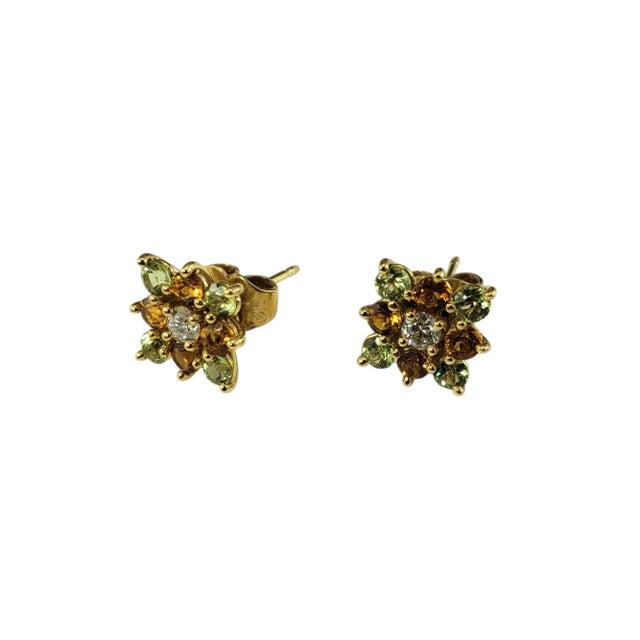 Mid 20th Century Bielka 18 Karat Yellow Gold Citrine, Diamond and ...