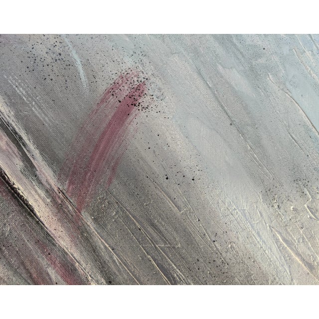 Large Scale Original Contemporary Abstract Painting Framed | Chairish