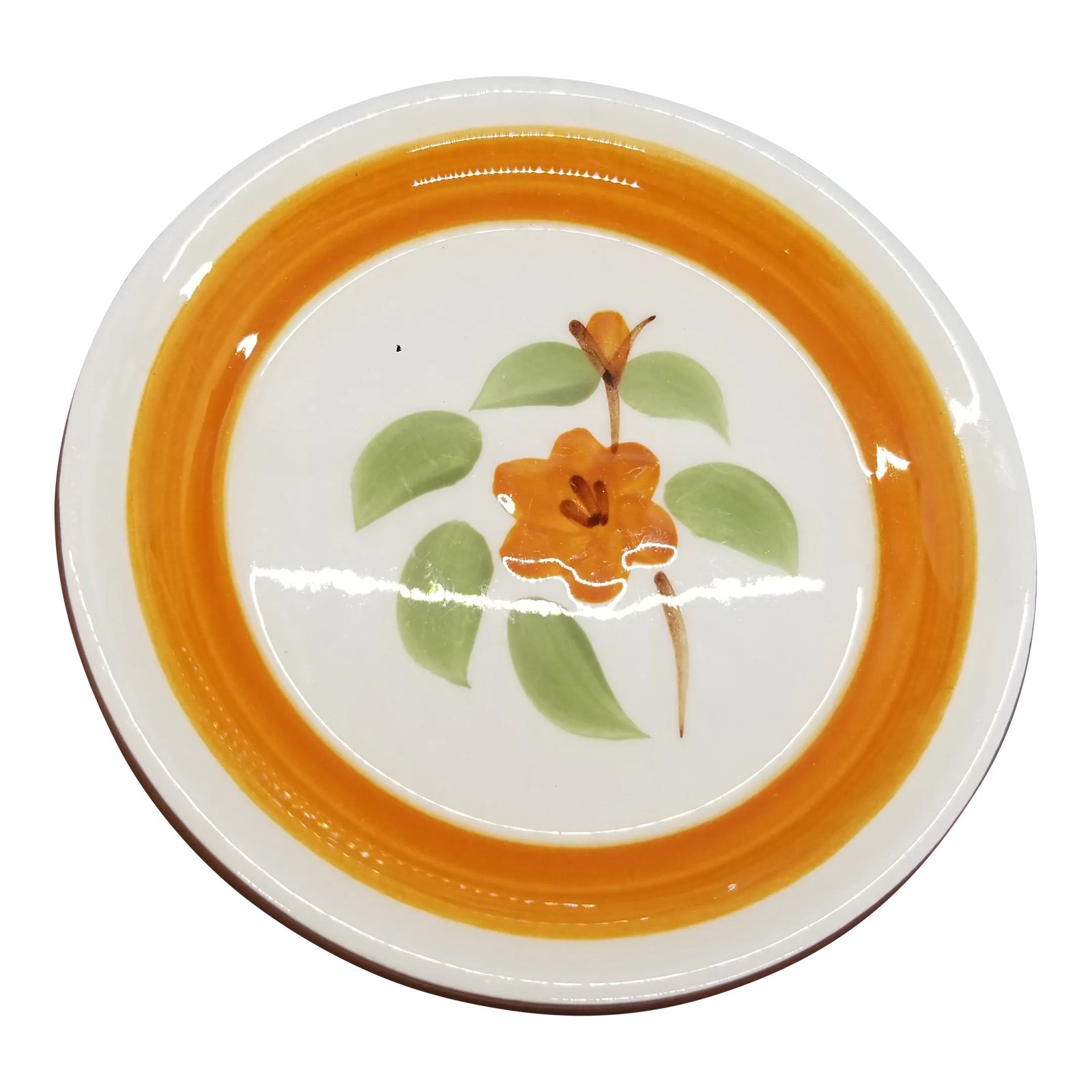 Vintage Stangl Pottery Bittersweet Single Coaster/Catch-All | Chairish