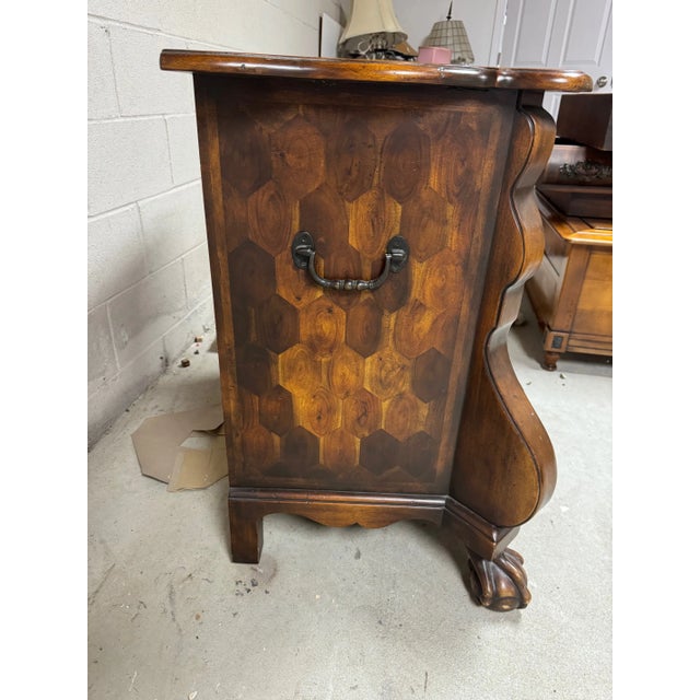 Walnut Dutch Side Table With Four Drawers by Lillian August | Chairish