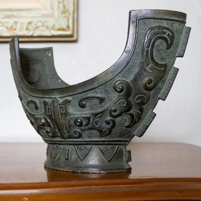Mid Century Reproduction of an Archaic Chinese Bronze Ritual Vessel ...