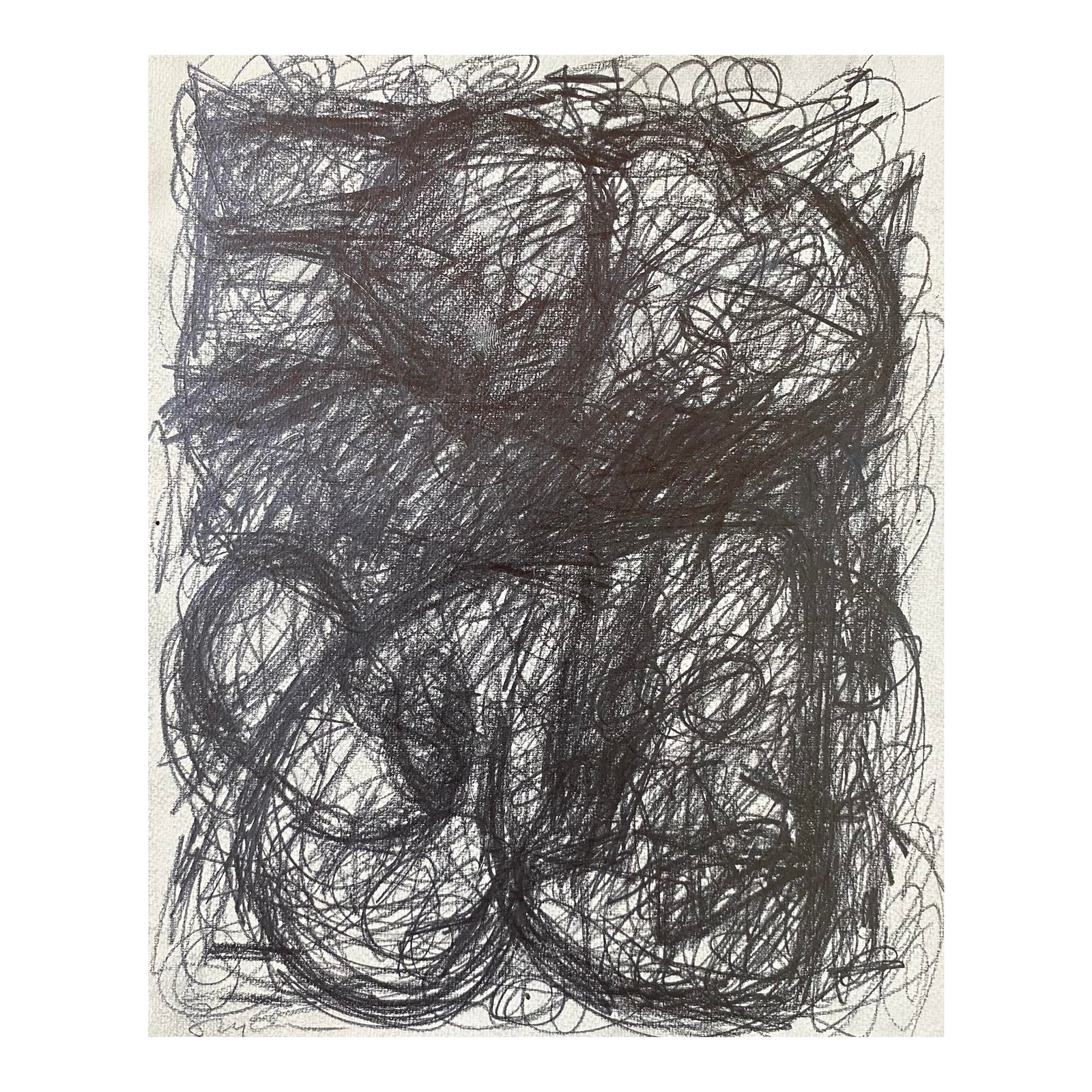 Richard Snyder Abstract Expressionist Drawing | Chairish
