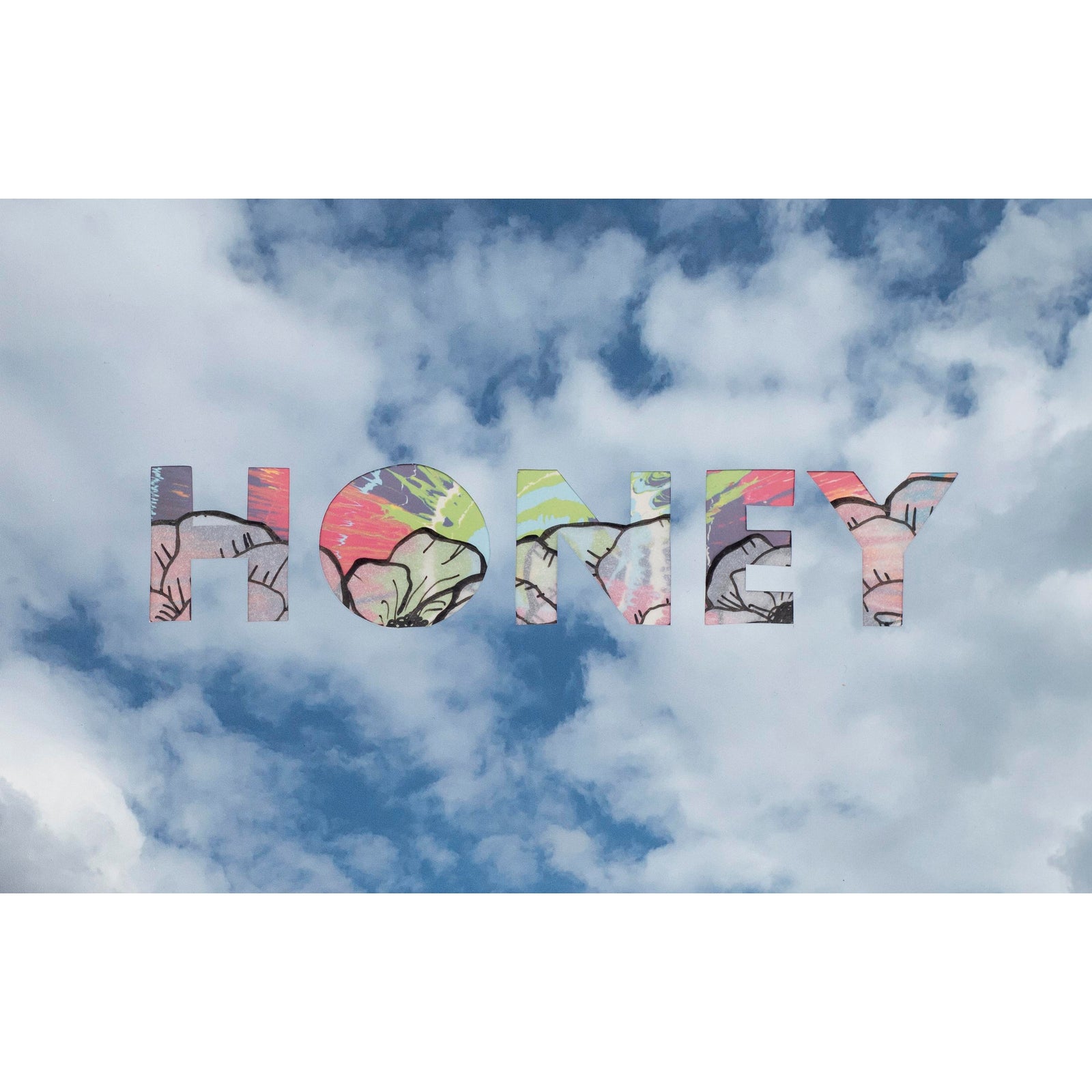 Honey (Hirst) by Emily Hoerdemann, One Word Poems Collage Series | Chairish