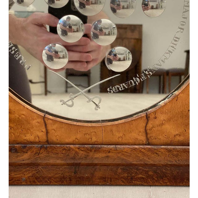 English Sorcerer's or Bullseye Mirror From the Campaign Era (Diameter ...