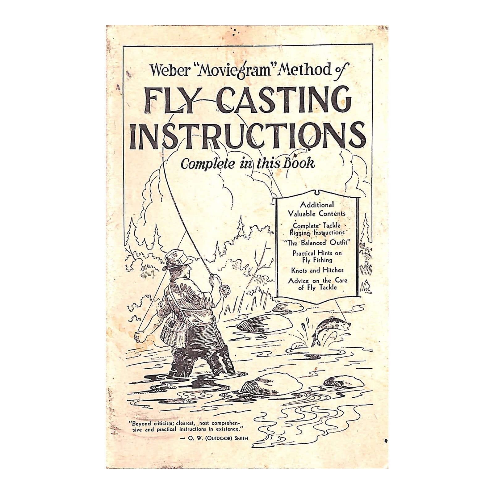 1930s Weber "Moviegram" Method of Fly Casting Instructions | Chairish