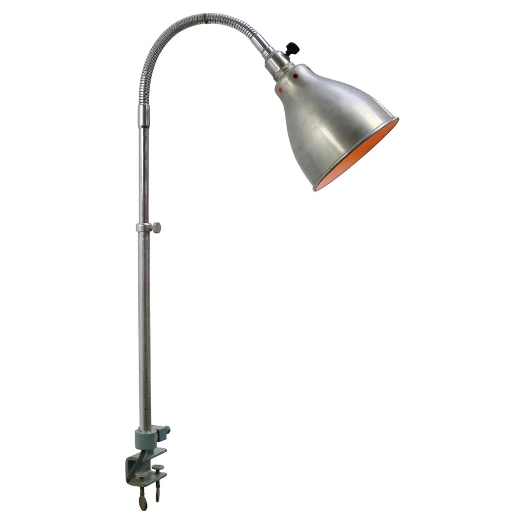 Vintage Industrial Metal Machinist Table Light by Ki-É-Klair, France ...