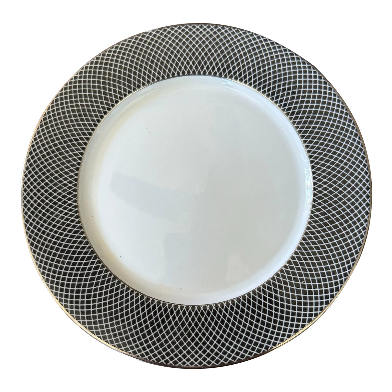 Vintage Block Spal Midnight Salad Plate Midnite, 1982 | Chairish