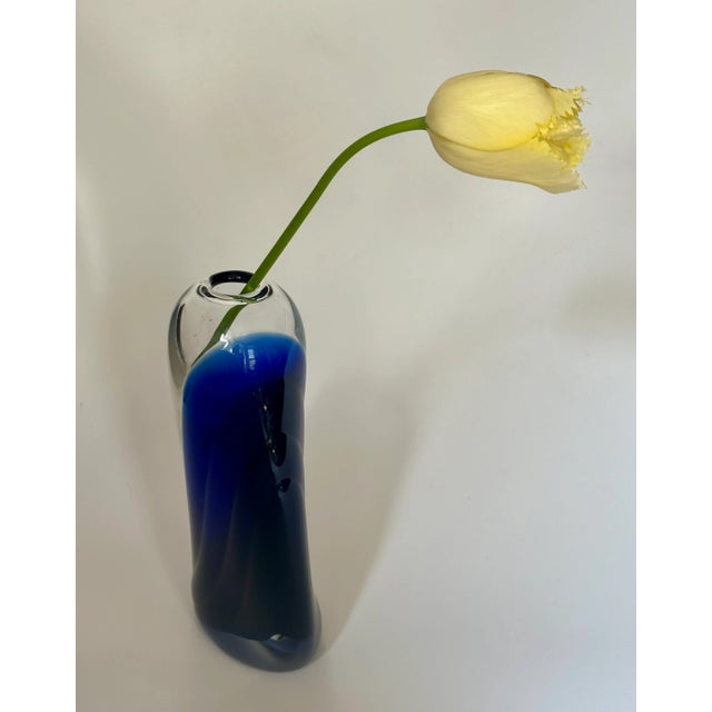 1990s Michael Von Shearer (Spirit Glass) Post Modern Art Vase | Chairish