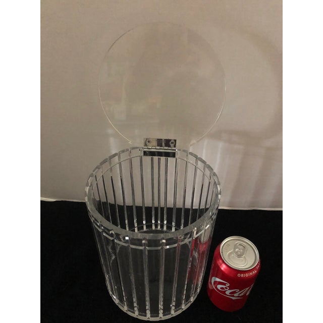 1980s Vintage Lucite Ice Bucket | Chairish