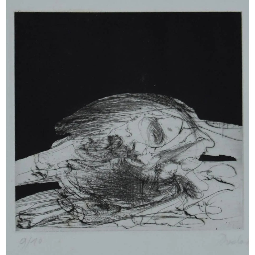 Dado (Miodrag Djuric) - Figure - Original Etching - 1980 | Chairish