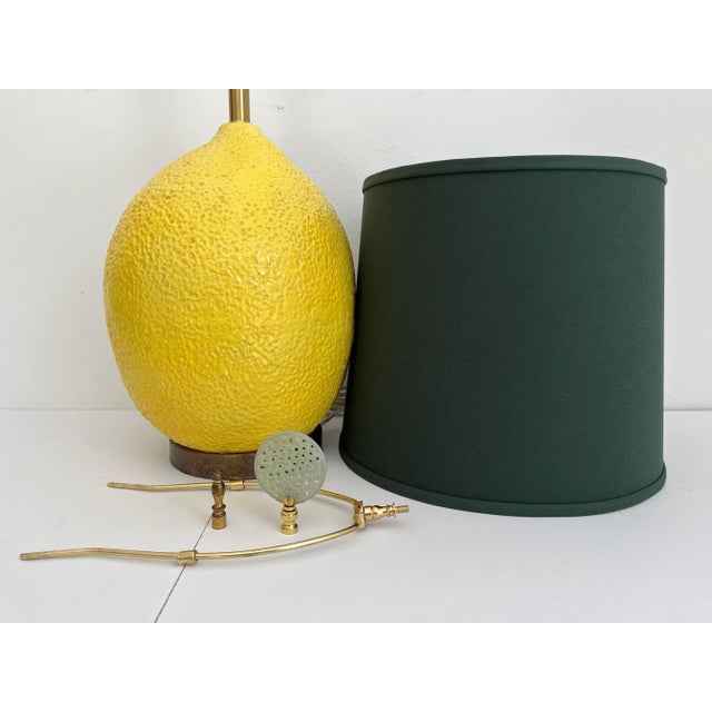 1970s Oversize Lemon Lamp by Hanson & Shade | Chairish