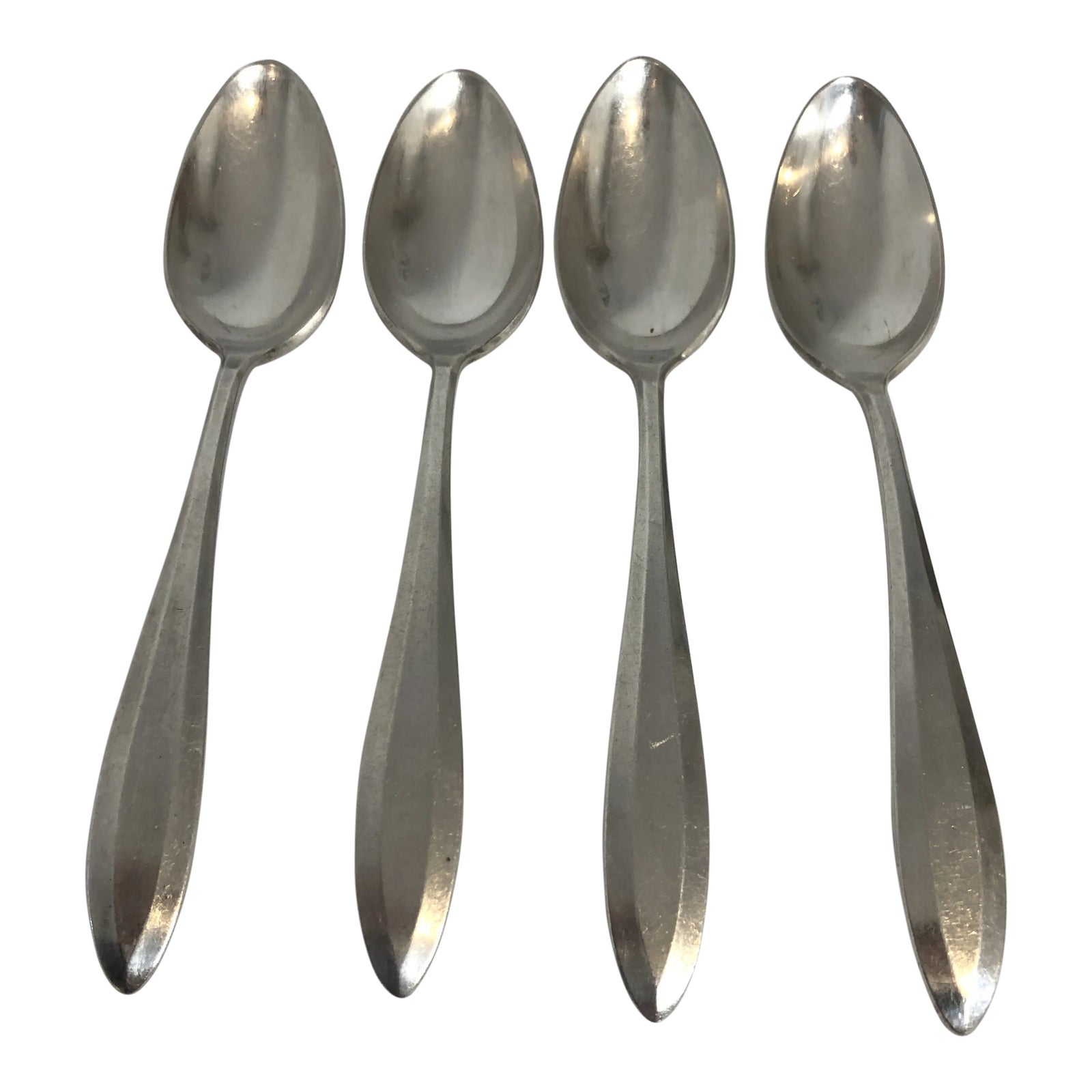 Antique Community Silver Plated Tea Spoons S/4 | Chairish
