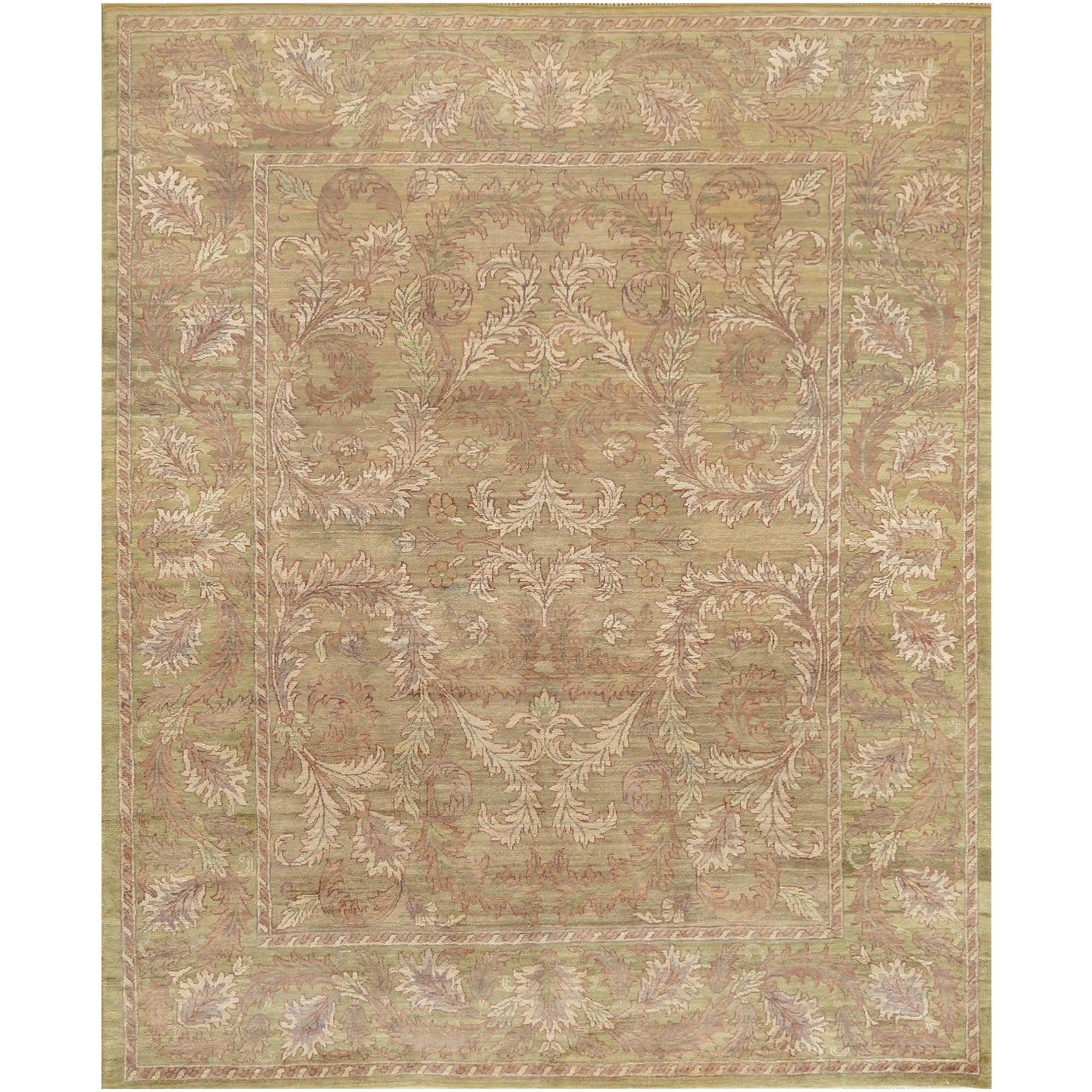 Mansour Fine Handmade Agra Rug | Chairish