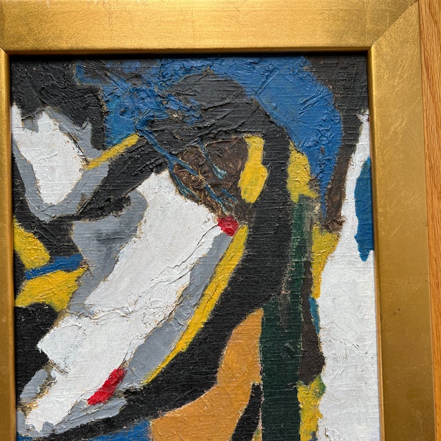 Original Midcentury Modern Painting by Artist Tipton | Chairish