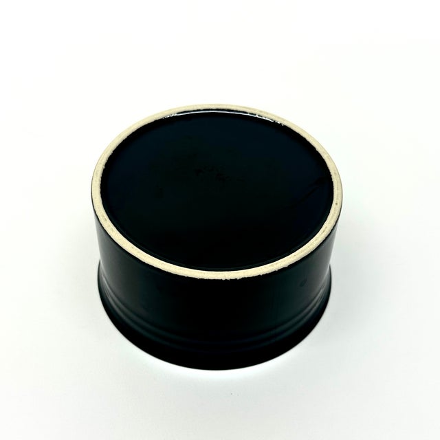 1980s Lidded Black Ceramic Container Curation - Group of 3 | Chairish