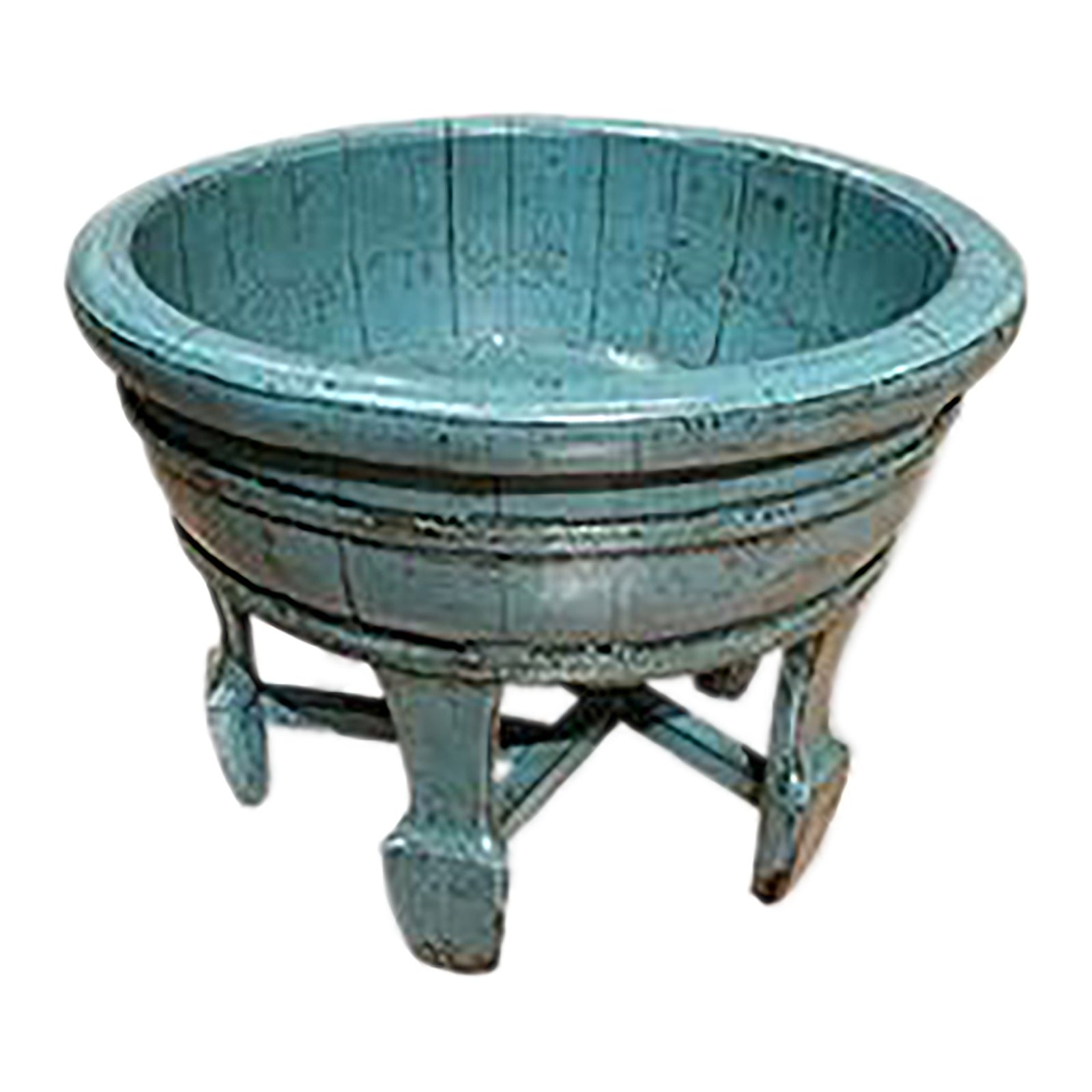 1980s Baby Bath Bucket-Blue | Chairish