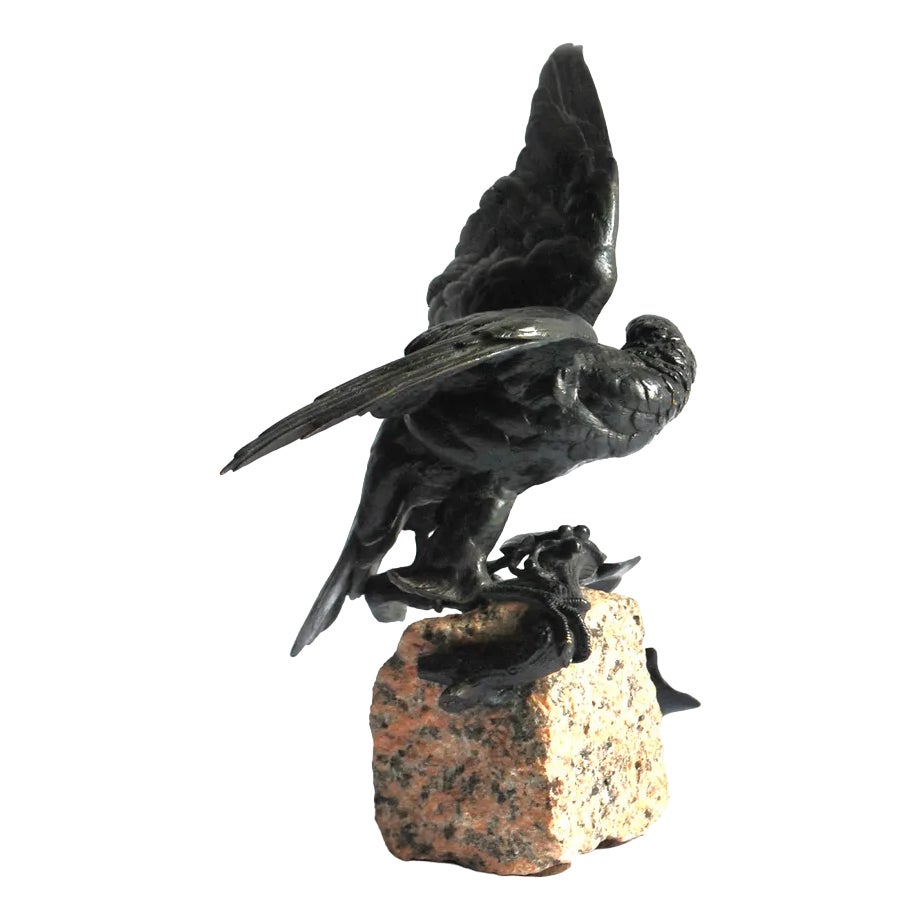 Jules Moigniez, Bird, 19th Century, Bronze | Chairish