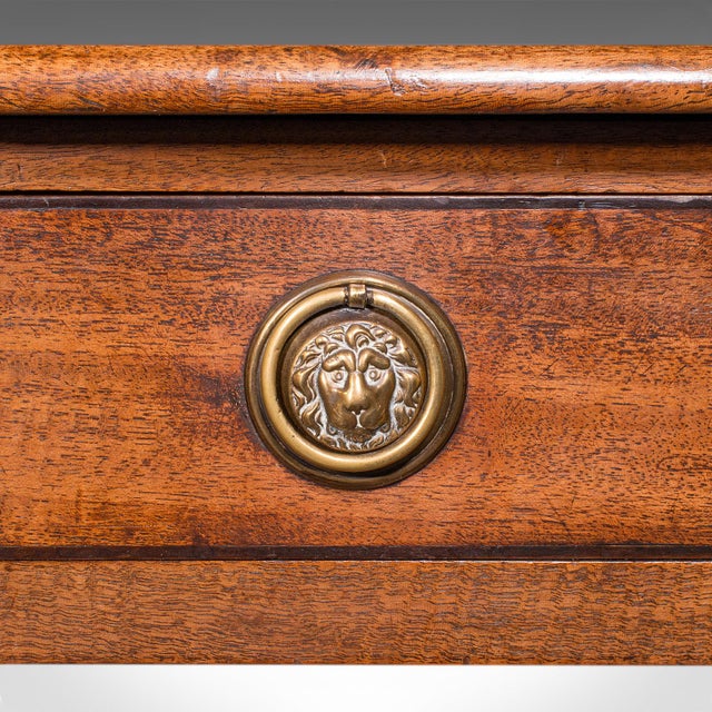 Antique Scholar's Desk, English, Writing Table, Side, Study, Regency ...