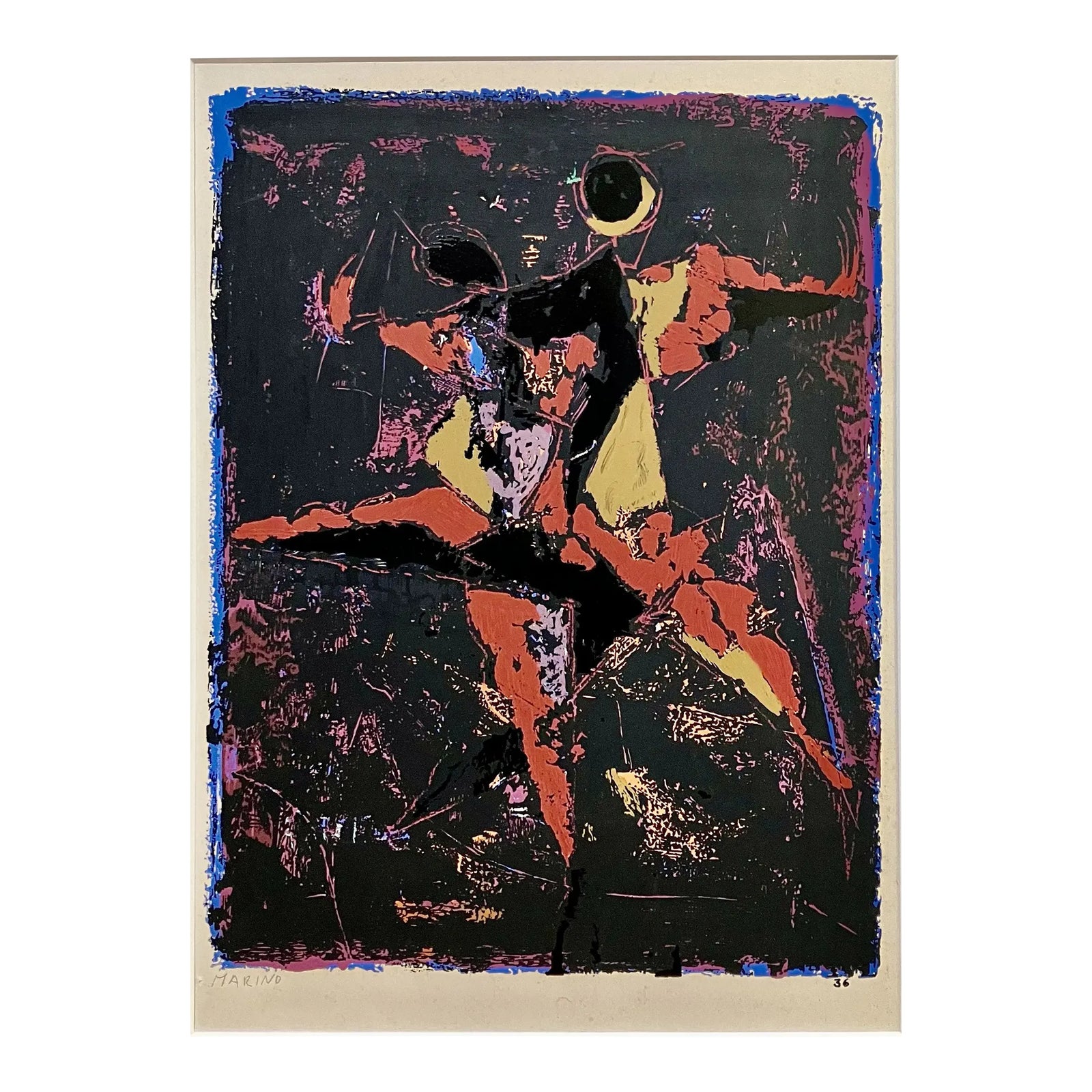 Marino Marini Mid 20th Century Signed Lithograph Print, Contemporary ...
