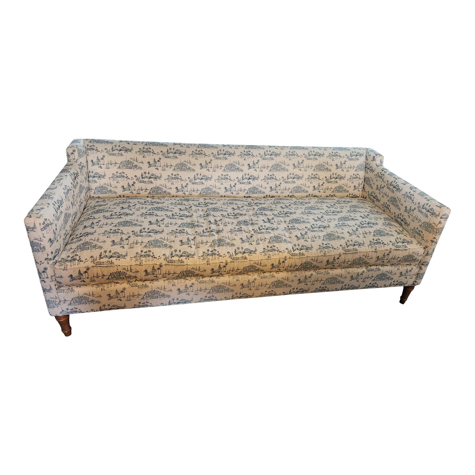 Serena & Lily Eastgate Seahaven Toile Sofa | Chairish