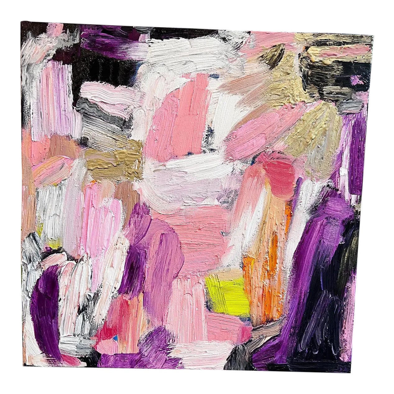 "Arms Around a Memory" Original Abstract Expressionist Oil Painting by ...