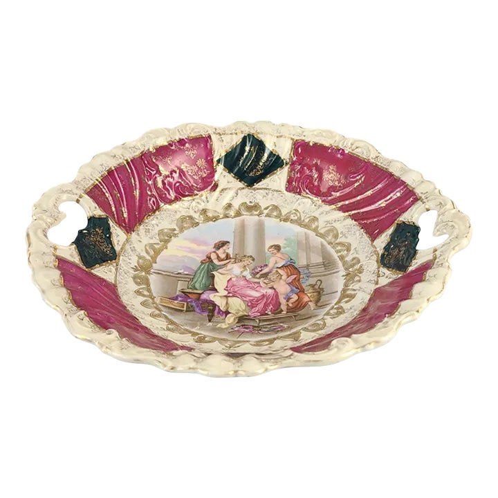 Mid 20th Century Royal Vienna Style Austria Beehive Mark Neoclassical ...