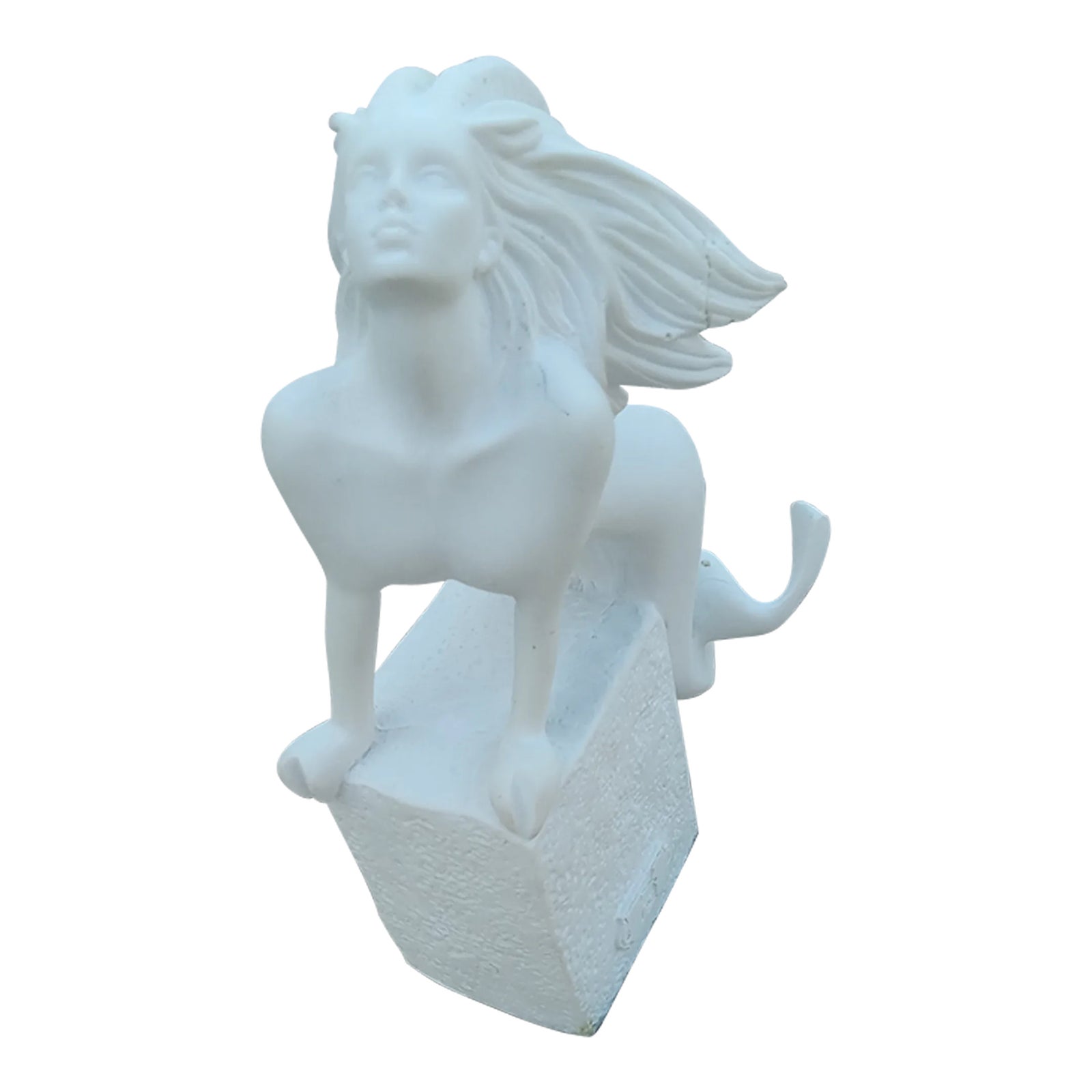 1970s White Porcelain Figurine, Royal Copenhagen Capricorn | Chairish