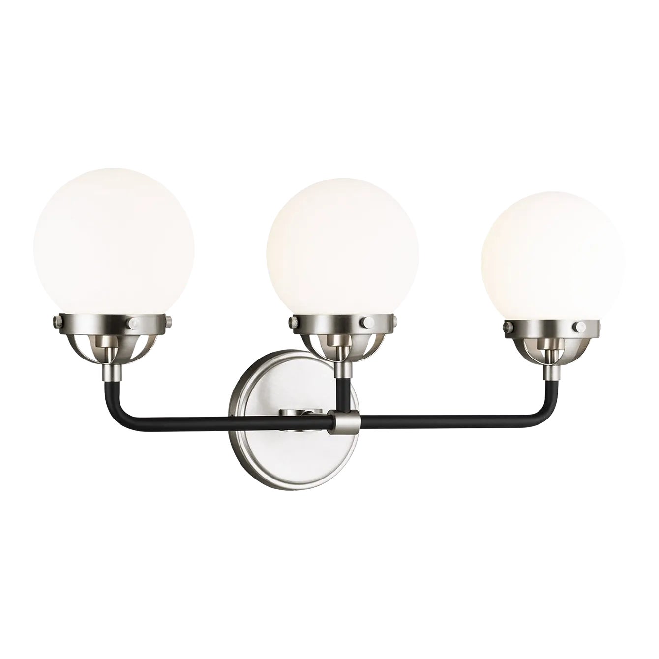 Ian Fowler By Visual Comfort Studio Cafe 3-Light Bath Vanity Sconce in ...