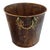 Large Antique Hand Hammered Copper Fire Wood Bucket With Brass Details ...