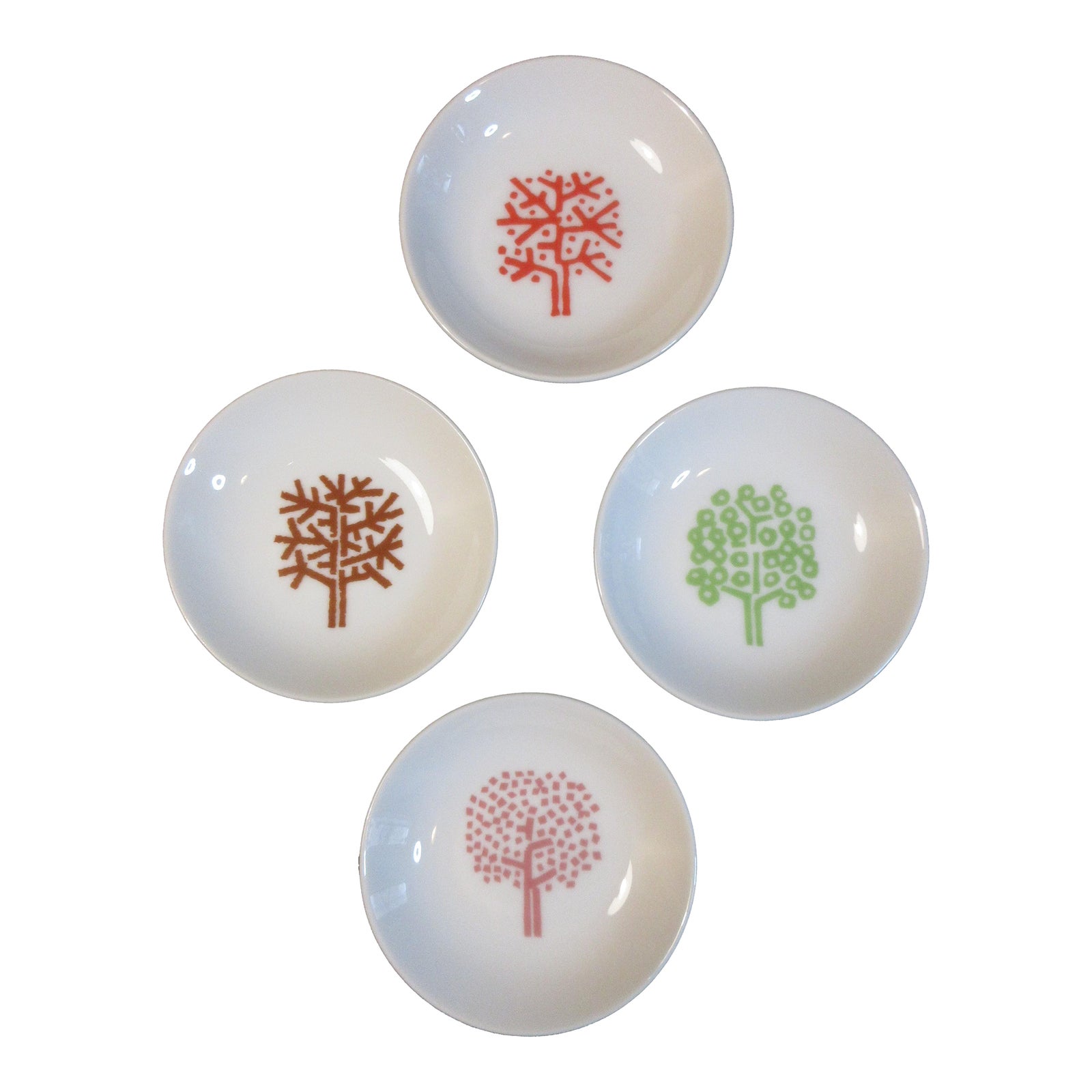 Vintage Four Seasons New York City Nyc Full Set of 4 Butter Pat Dishes ...