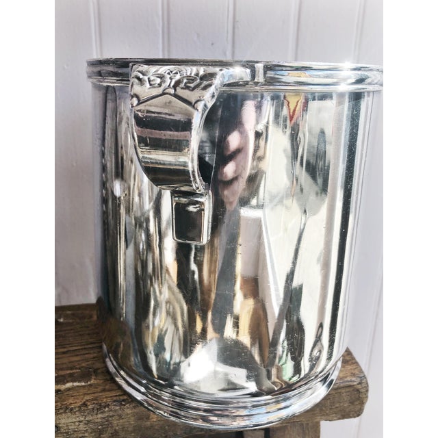 1948 Silver Plated Waldorf Astoria Champagne Bucket | Chairish