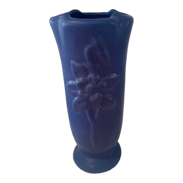 2000s Van Briggle Columbine Vase in Lilac Glaze | Chairish