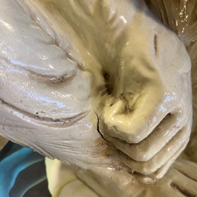 Late 20th Century Vintage Plaster Monkey Statue | Chairish