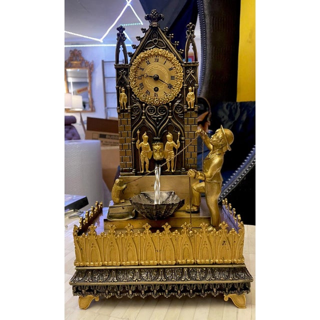 Early 19th Century French Bronze Automaton/Automata Animation Clock ...