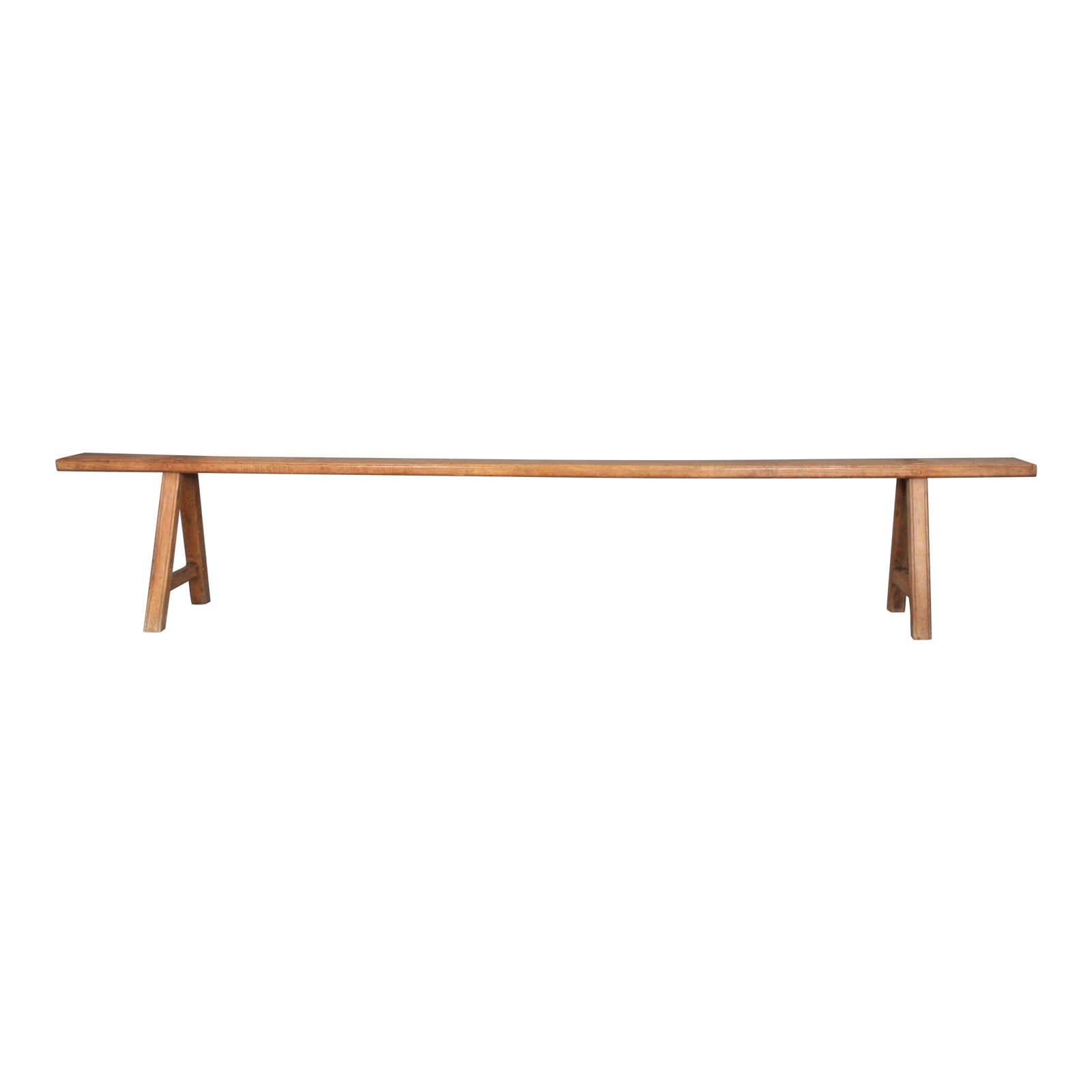 Long Oak Country Bench, Switzerland Mid 19th Century | Chairish