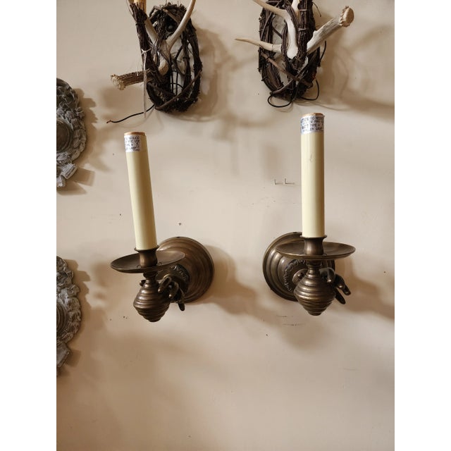 Pair of Hand Form Wall Sconces | Chairish