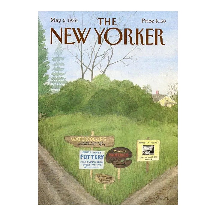 1986, New Yorker Magazine Cover, May 5 (Charles Martin), Original ...