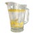 Vintage Crisa Libbey Lemon Pattern Glass Pitcher | Chairish