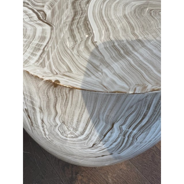 Baker Bauble Drum Side Table | Chairish