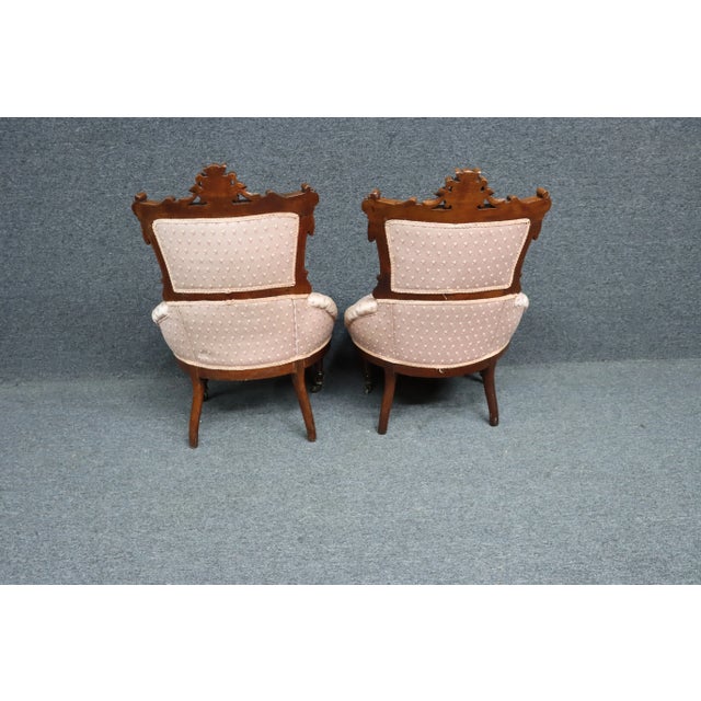 Victorian Ladies Chairs/Pair | Chairish