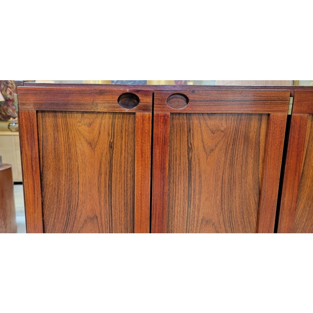 Rosewood Danish Modern Storage Cabinet by Dyrlund | Chairish