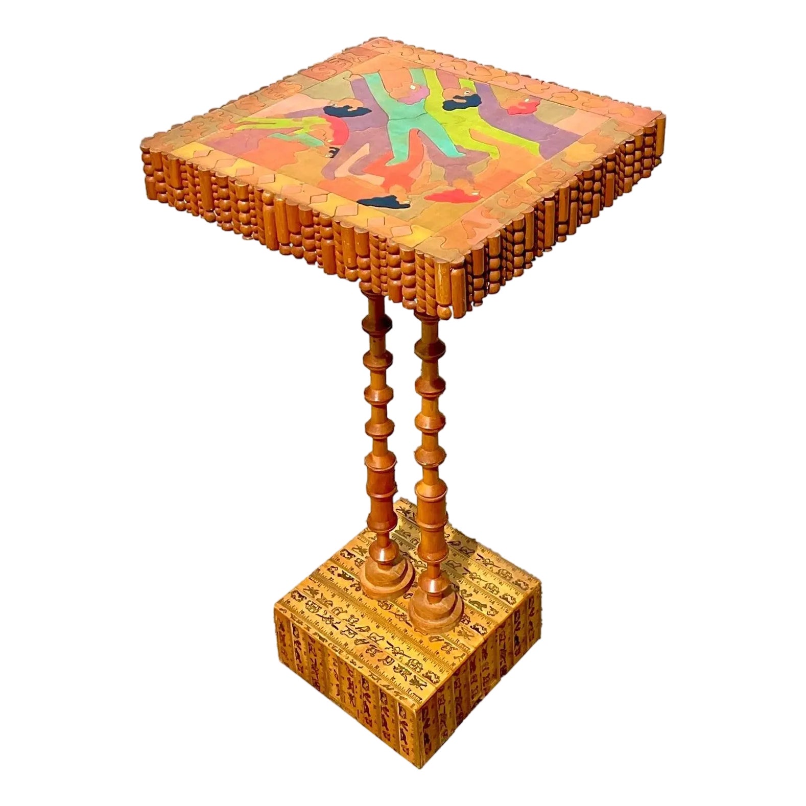 Late 20th Century Vintage Boho William Accorsi Found Object Puzzle ...