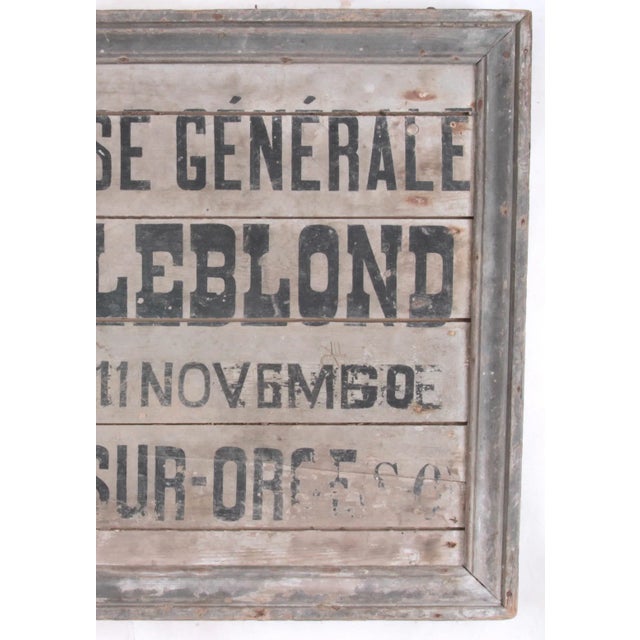 French General Contractor Sign | Chairish