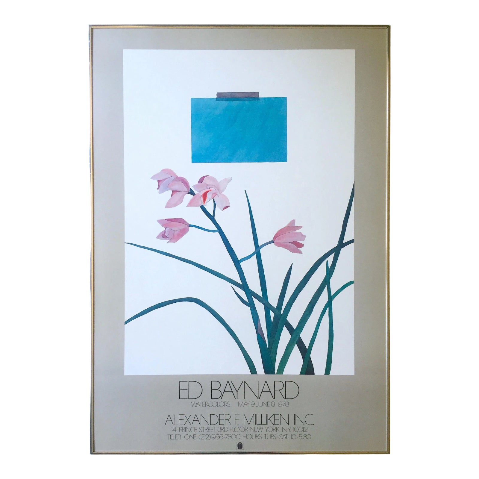 Ed Baynard Vintage 1978 Lmtd Edtn Modernist Lithograph Print Framed ...